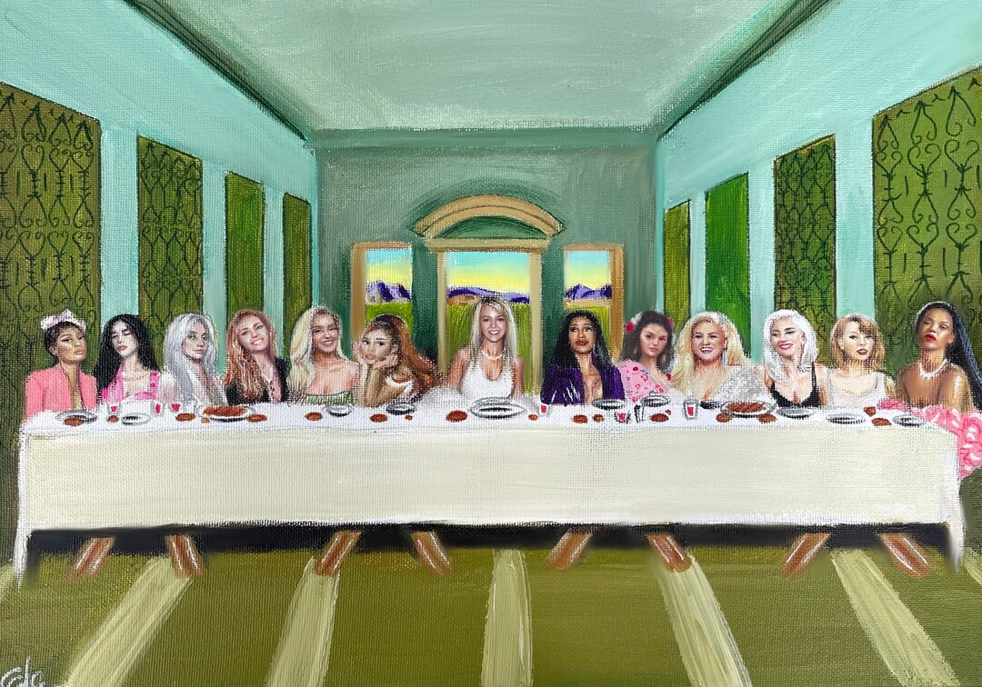 The Last Supper: Female Music Industry - Etsy UK