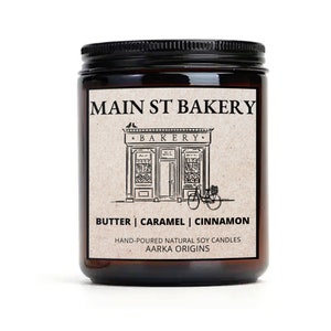 MAIN ST. BAKERY Scented Soy Candle | Magic Themed | Wax Melt | Book ...