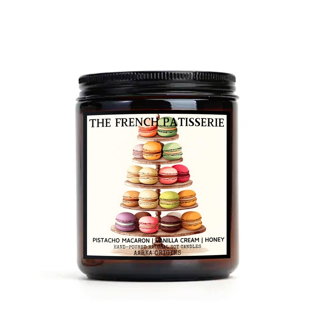 The French Patisserie Scented Soy Candle, Parisian Cafe, France Themed ...
