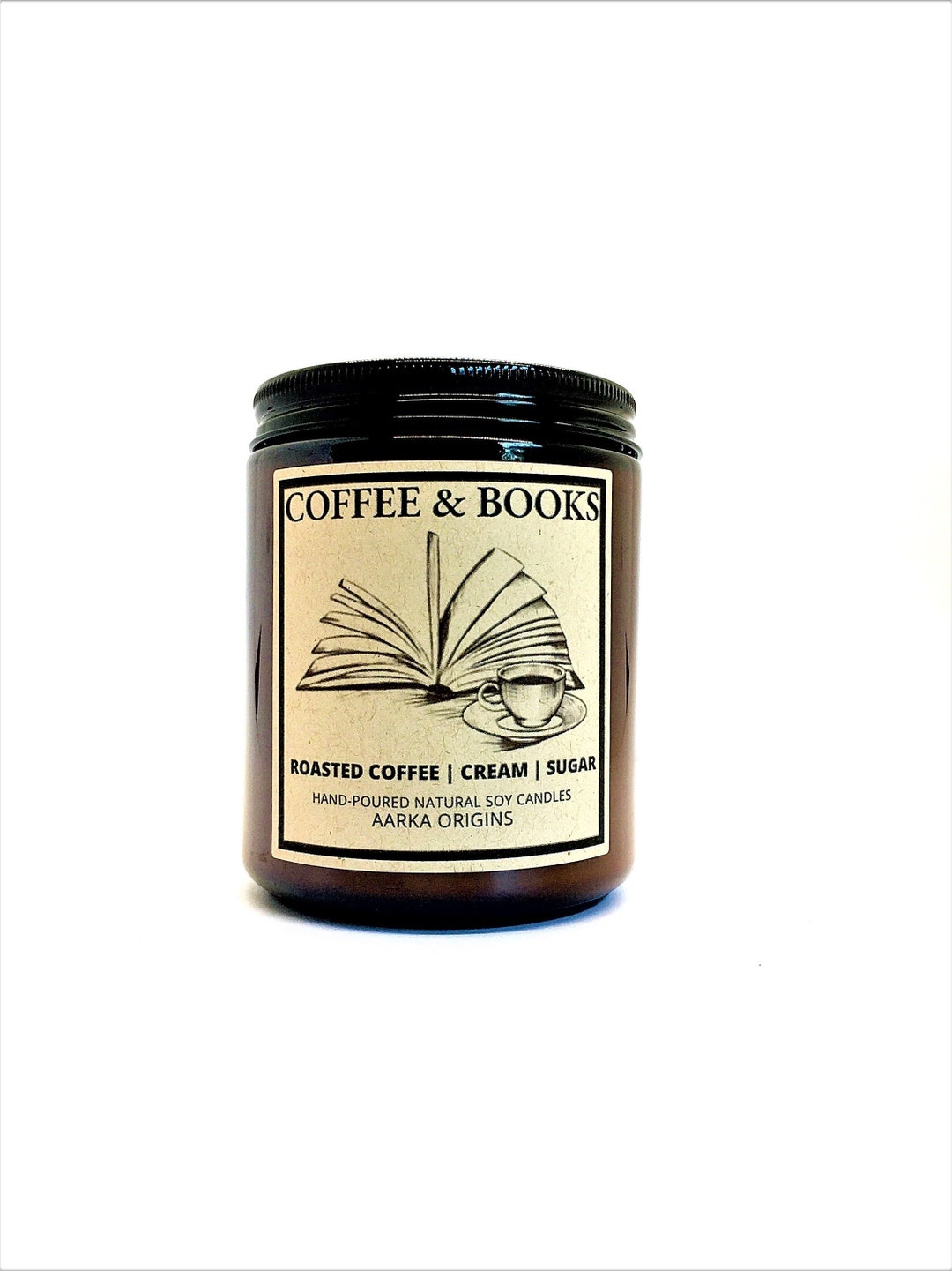 Coffee and Books Soy Candle, Book Lover Gift, Book Candle, Book Scented ...
