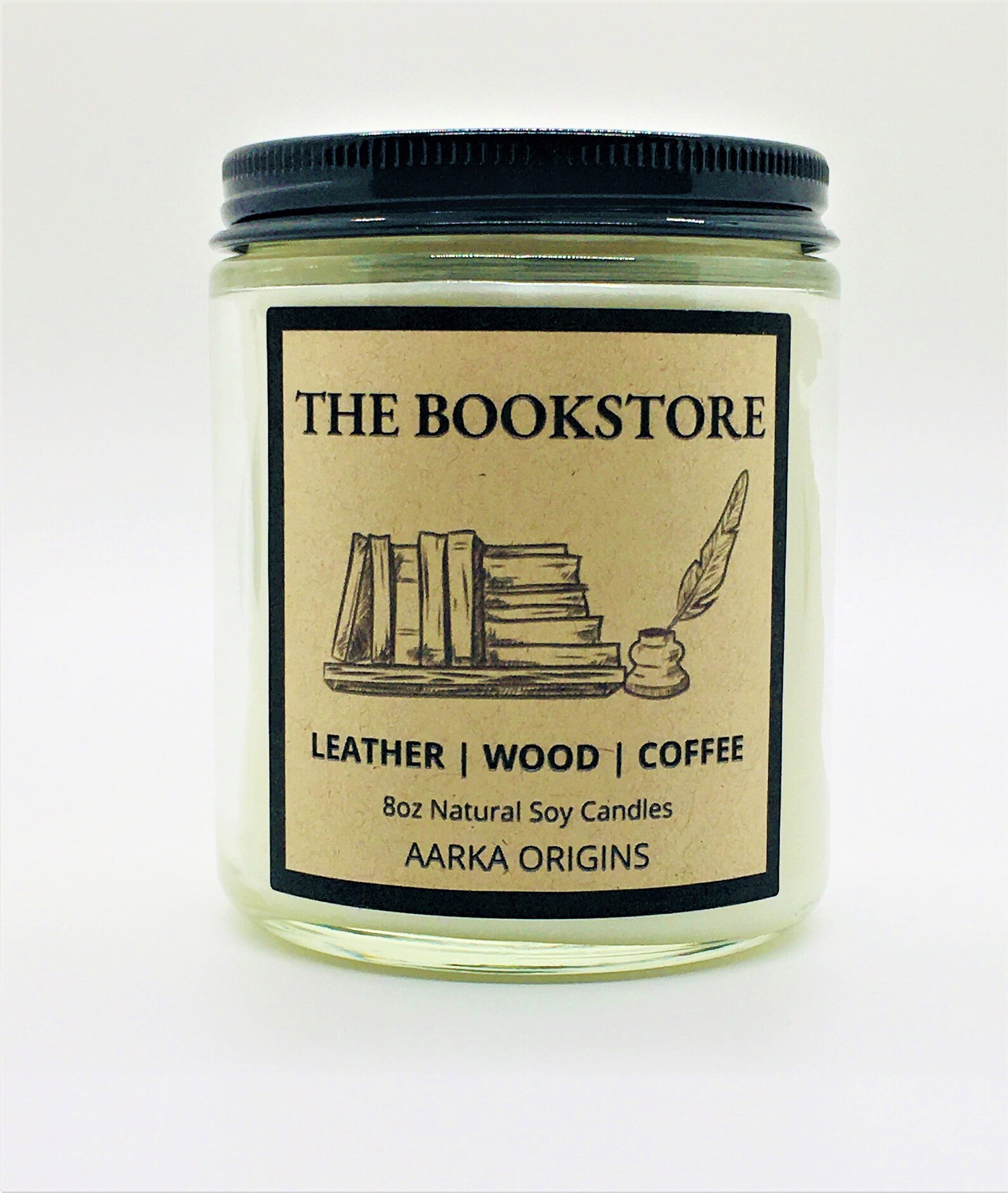 THE Bookstore Natural Soy Handmade Candle Book Lover Candle - Etsy