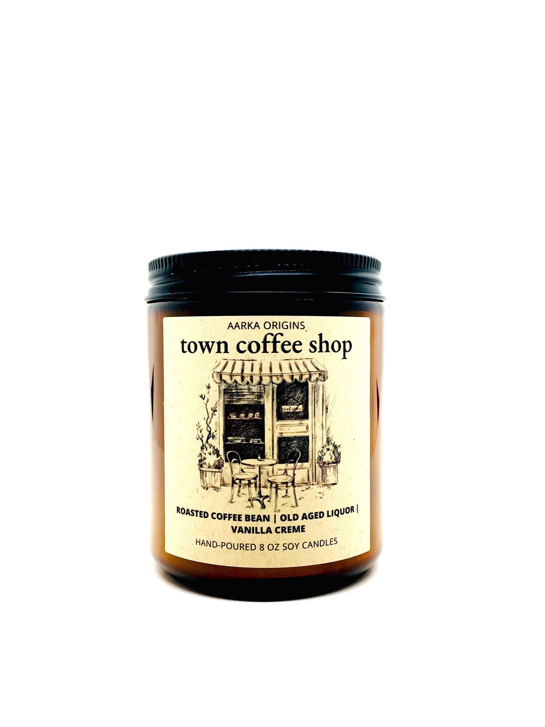 Town Coffee Shop Soy Candle, Book Lover Gift, Book Candle, Book Scented ...