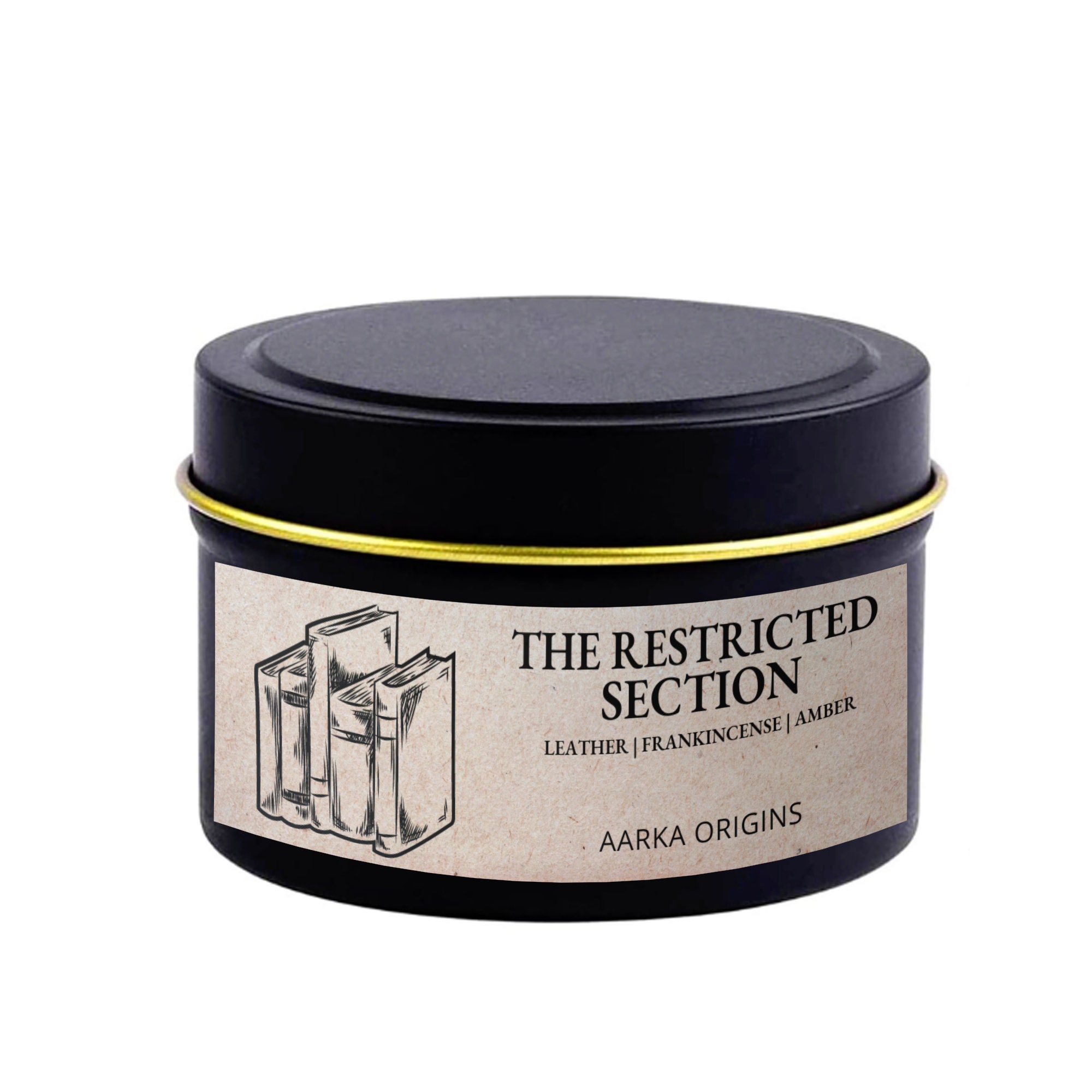 The Restricted Section Soy Candle, Literary Candle, Wizard and Magic ...