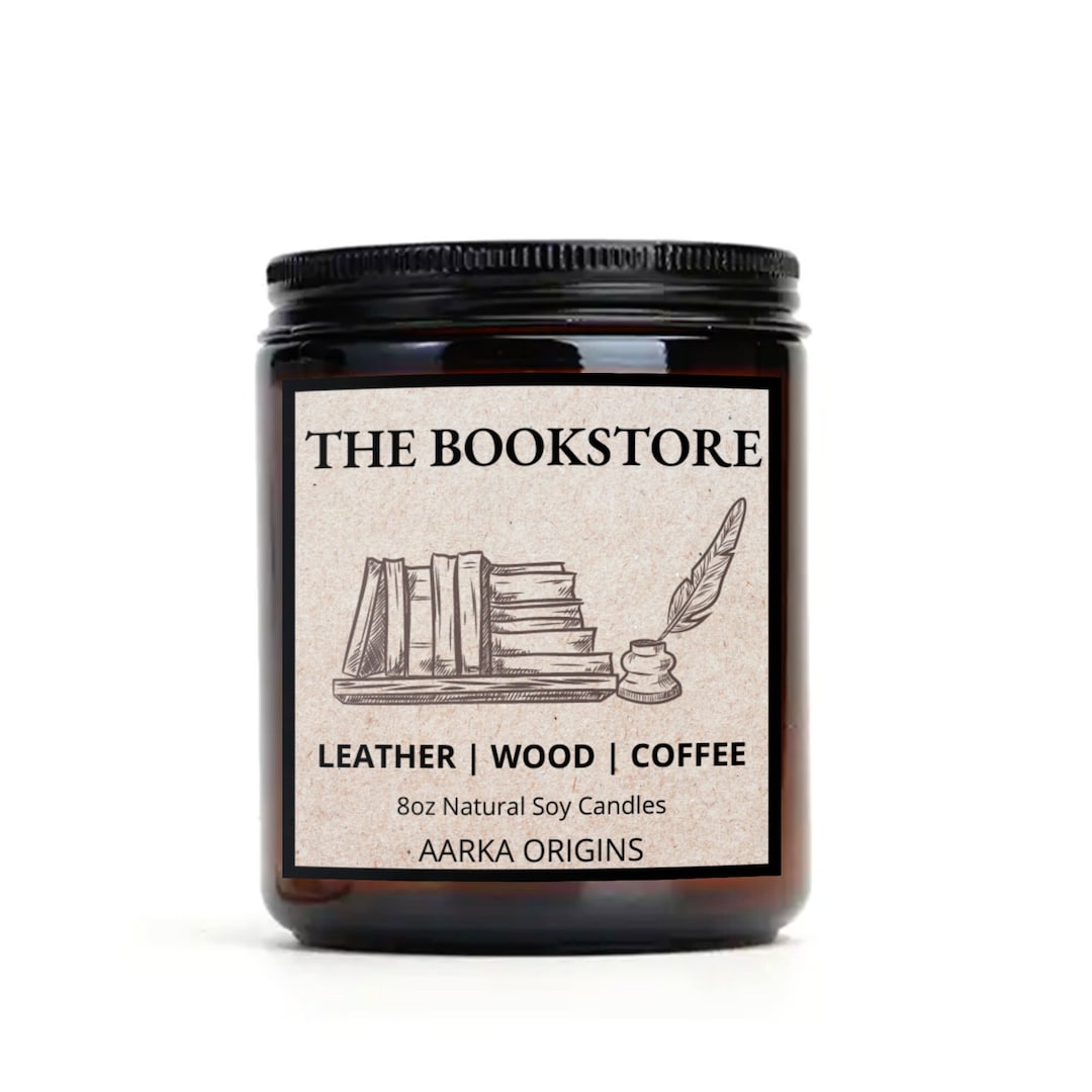 THE Bookstore Natural Soy Handmade Candle | Book Lover Candle | Book ...