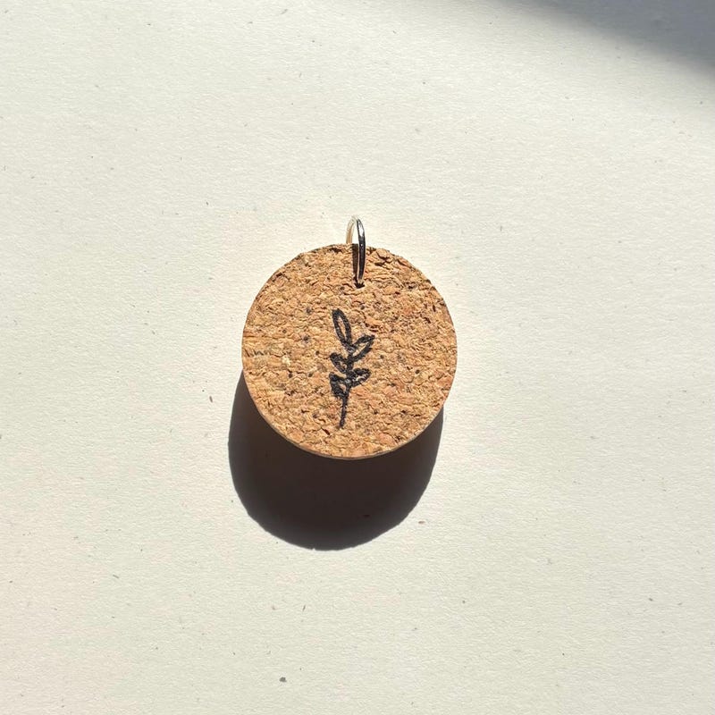 Cork Pendant - Etsy