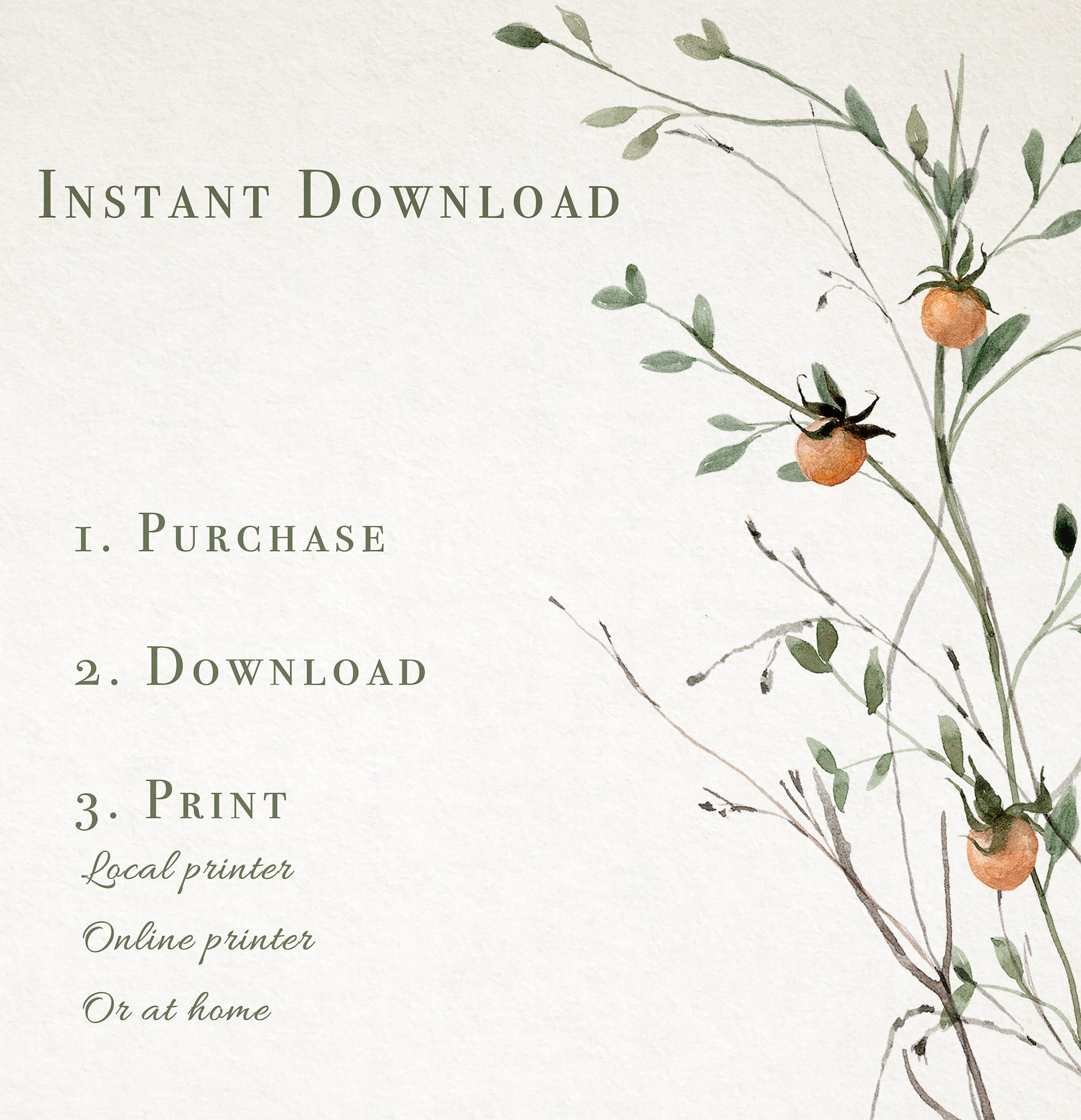 Wildflower Printable - Etsy