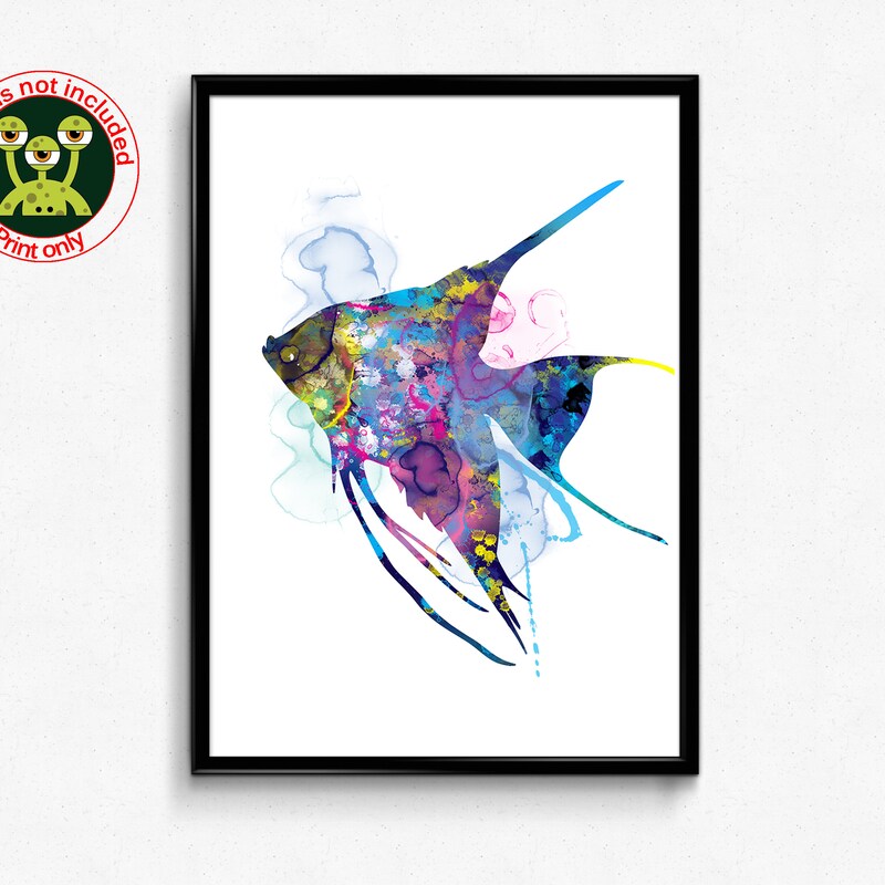 Angelfish Painting - Etsy