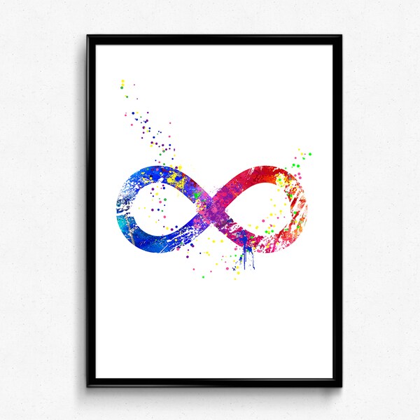 Infinity Print - Etsy
