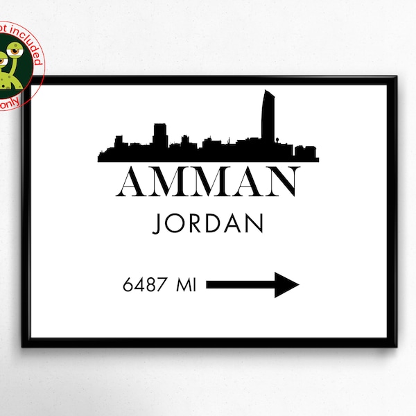 Amman City Sign - Etsy