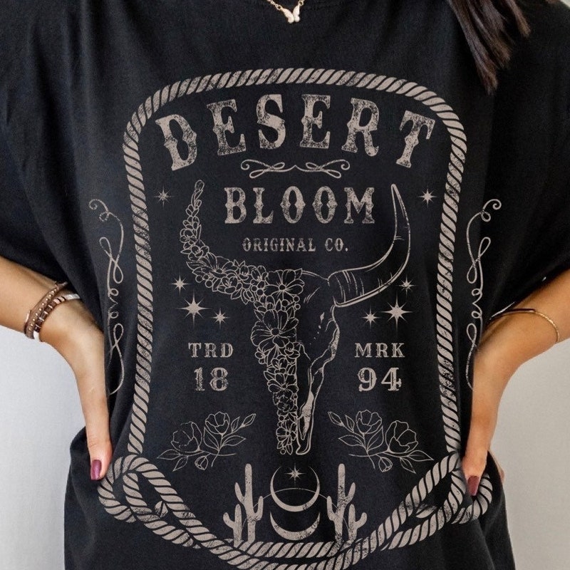 Western Graphic Tee - Etsy