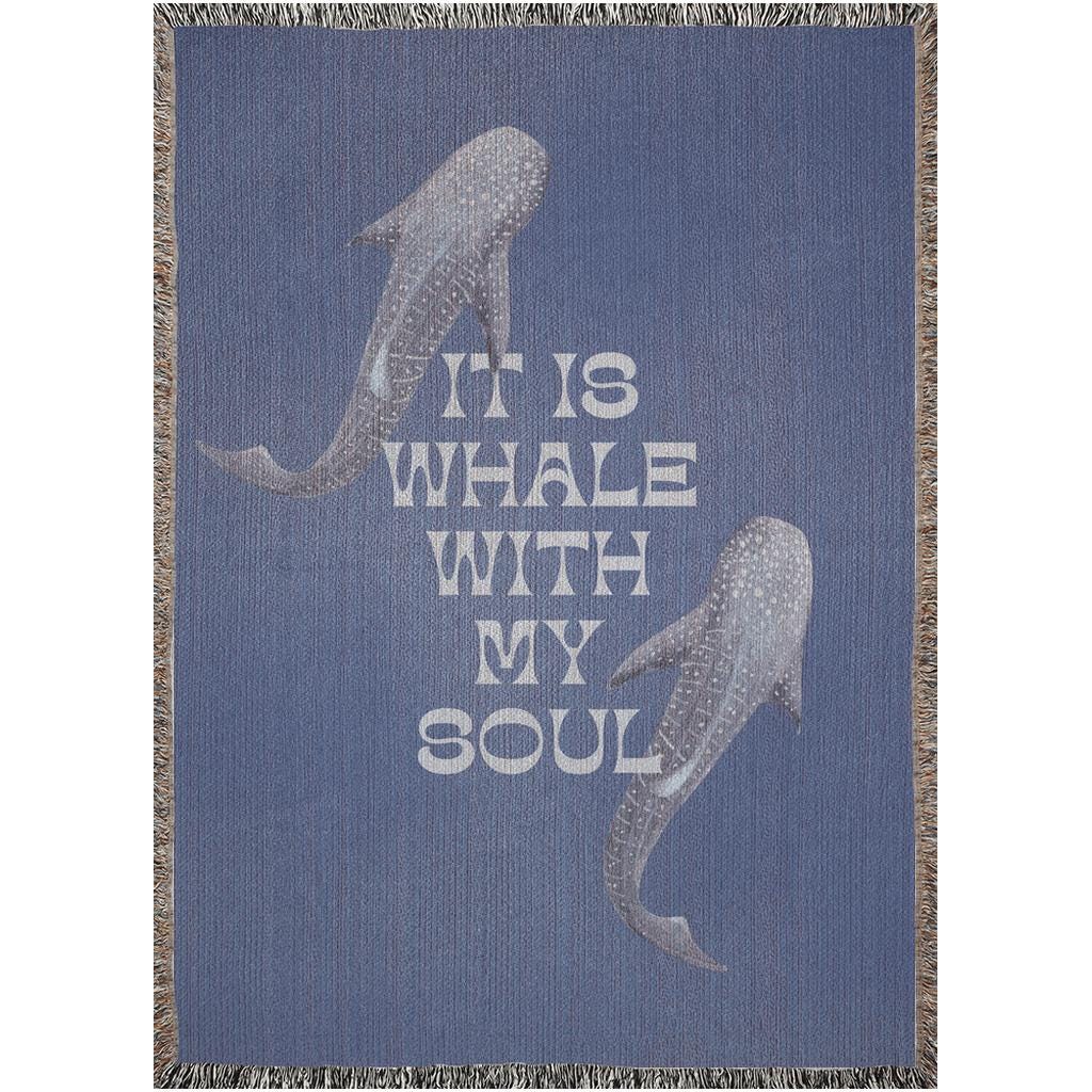 Whale Shark Blanket All is Whale Ocean Animal Throw Blanket Protect ...