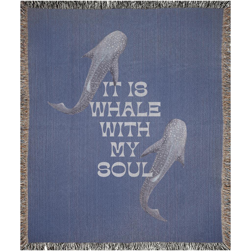 Whale Shark Blanket All is Whale Ocean Animal Throw Blanket Protect ...