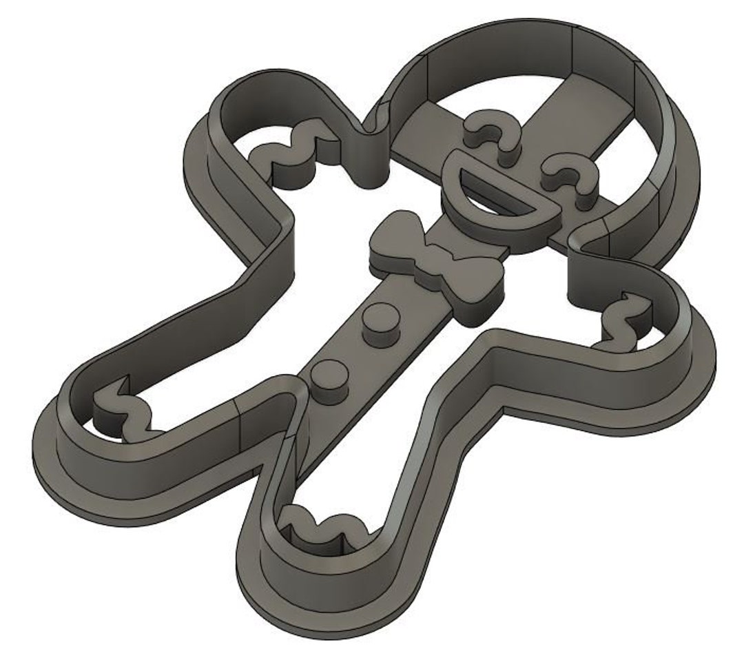 STL - Gingerbread Man Cookie Cutter - Etsy