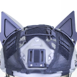 Tactical Ears Helmet Mecha Kawaii Tech Cat for Military Airsoft 3D for ...