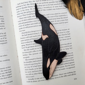 Orca Bookmark | Killer Whale Bookmark | Gift for Book Lover | Ocean ...