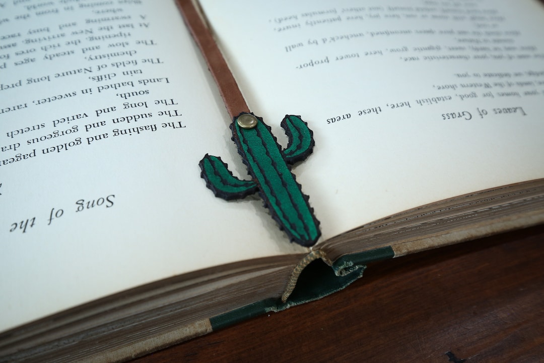 Cacti Bookmark | Cute Boho Bookmark | Desert Cactus Bookmark | Gift for ...