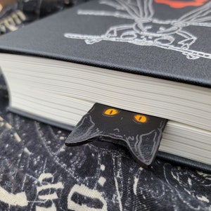 Cat Bookmark | Witchy Gothic Bookmark | Unique Gift for Book Lovers ...