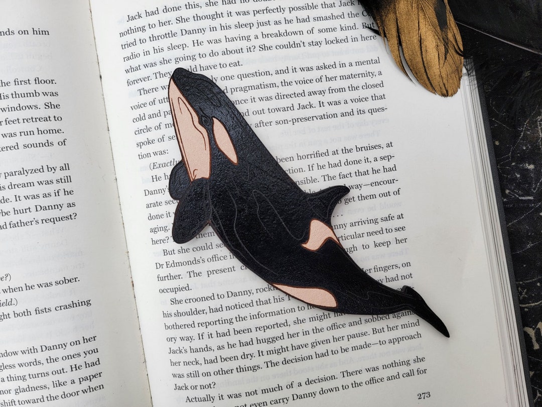 Orca Bookmark | Killer Whale Bookmark | Gift for Book Lover | Ocean ...