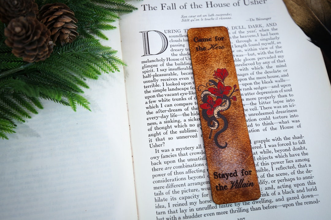 Dark Romance Bookmark | Smut Bookmark | Villain Lover | Leather ...