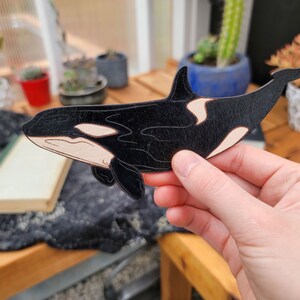 Orca Bookmark | Killer Whale Bookmark | Gift for Book Lover | Ocean ...