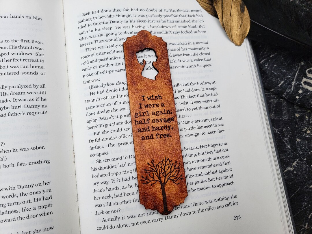 Wuthering Heights Bookmark | Emily Brontë Leather Bookmark | Bookmark ...