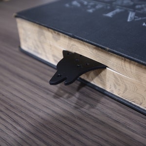 Wolf Leather Bookmark Howling Wolf Bookmark Nature - Etsy