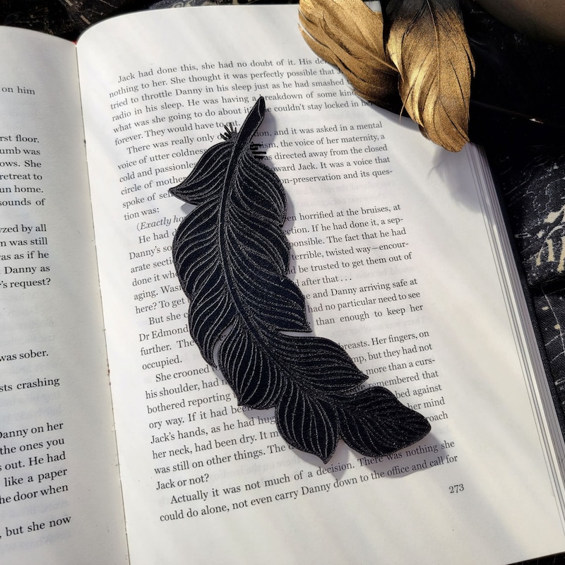 Feather Bookmarks - Etsy