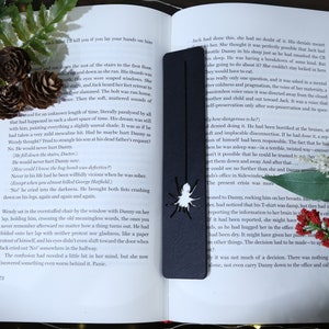 Spider Bookmark | Cute Leather Minimalist Bookmark | Horror Bookmark ...