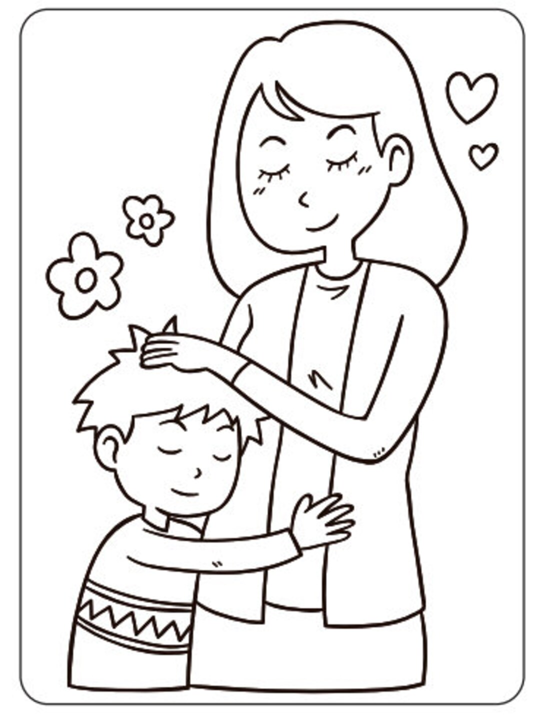 10 Printable Mother's Day Coloring Pages - Album 3 - Etsy