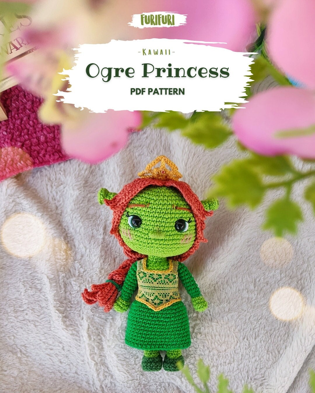 Tutorial: Ogre Princess Amigurumi Pattern - Etsy