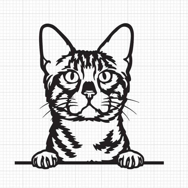 Cat Decal for Car - Etsy