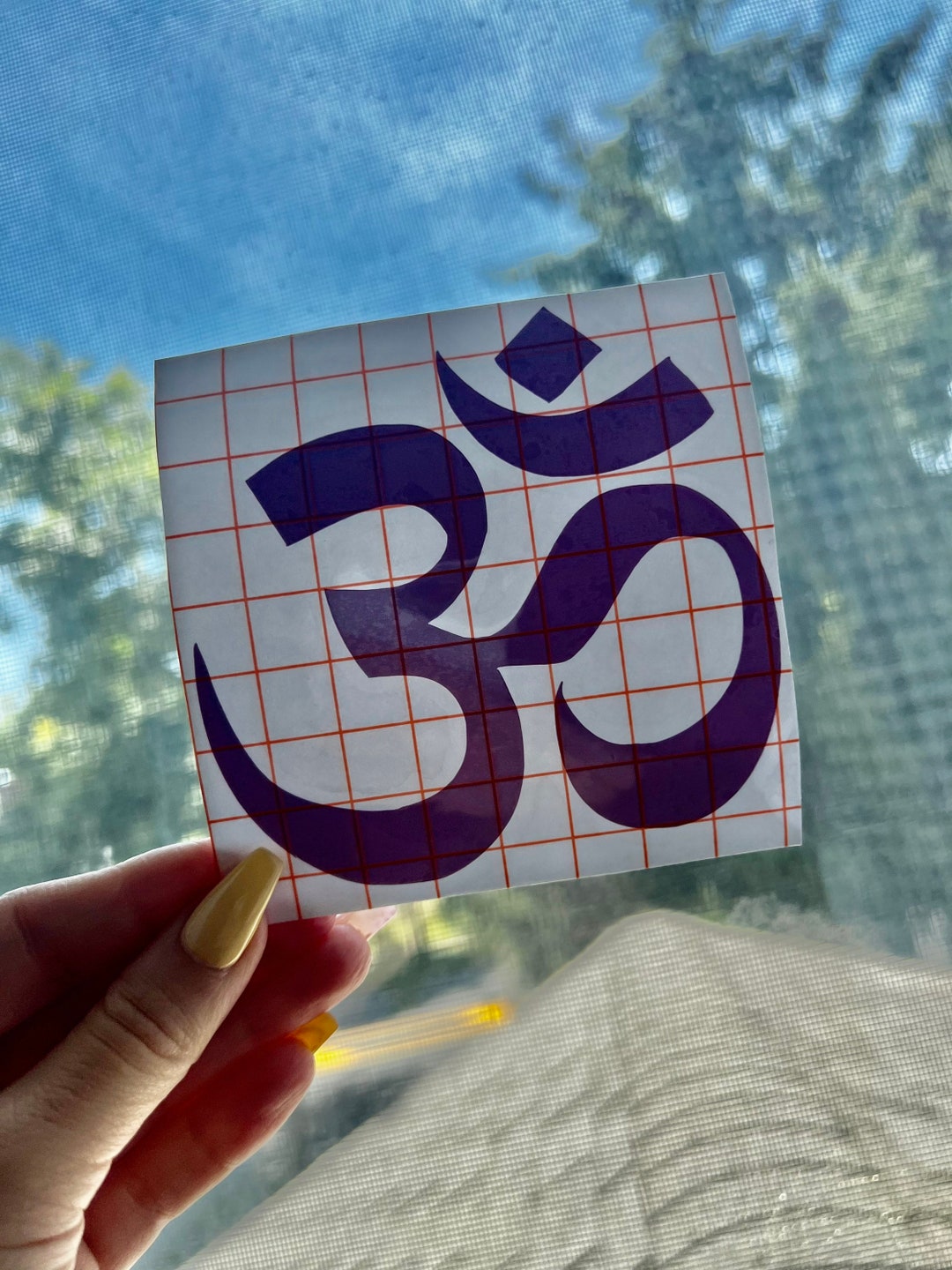 Om aum Sign Decal//bumper Sticker//laptop Sticker//tumbler Sticker ...