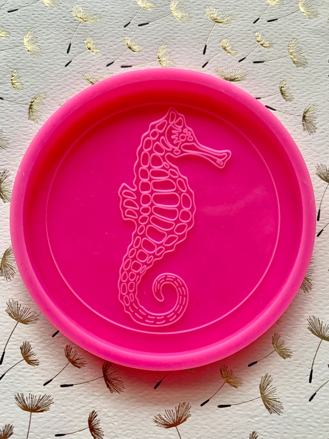 Sea Horse Coaster Silicone Mold 3.9” Wide .2” Depth - Etsy