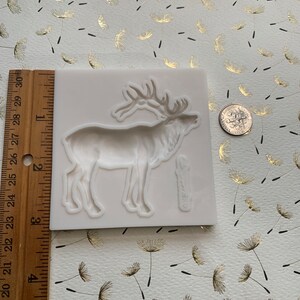Reindeer Buck Silicone Mold 3D 2.75” Wide 2.7”tall .3”depth - Etsy
