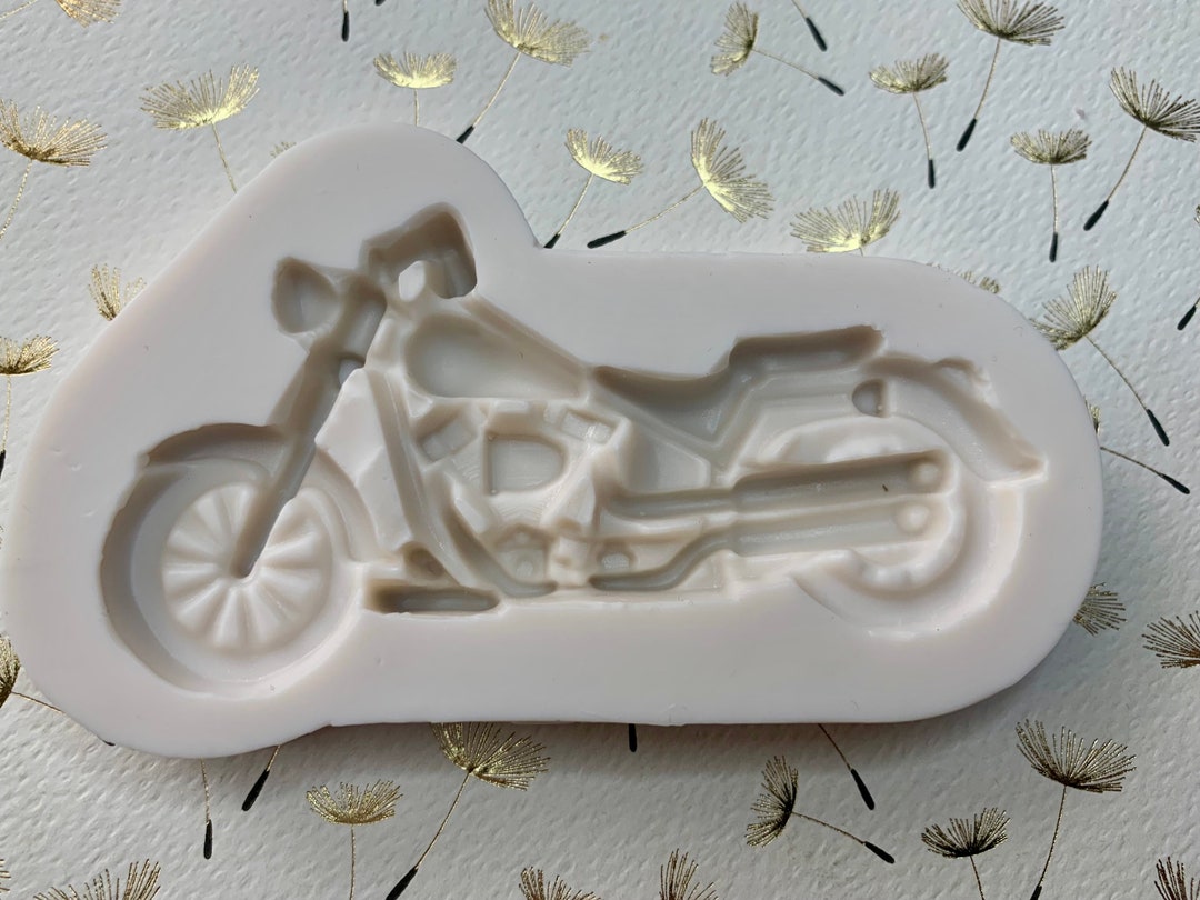 Motorcycle Silicone Mold 3D 3.7” Long 1.75” Tall .5” Depth - Etsy