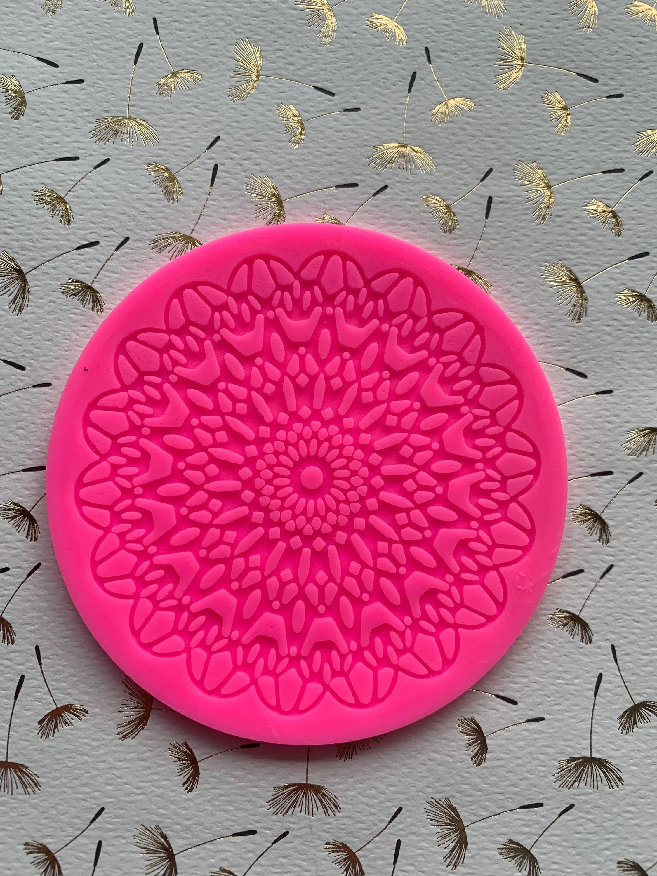 Medallion Lace Silicone Mold - Etsy