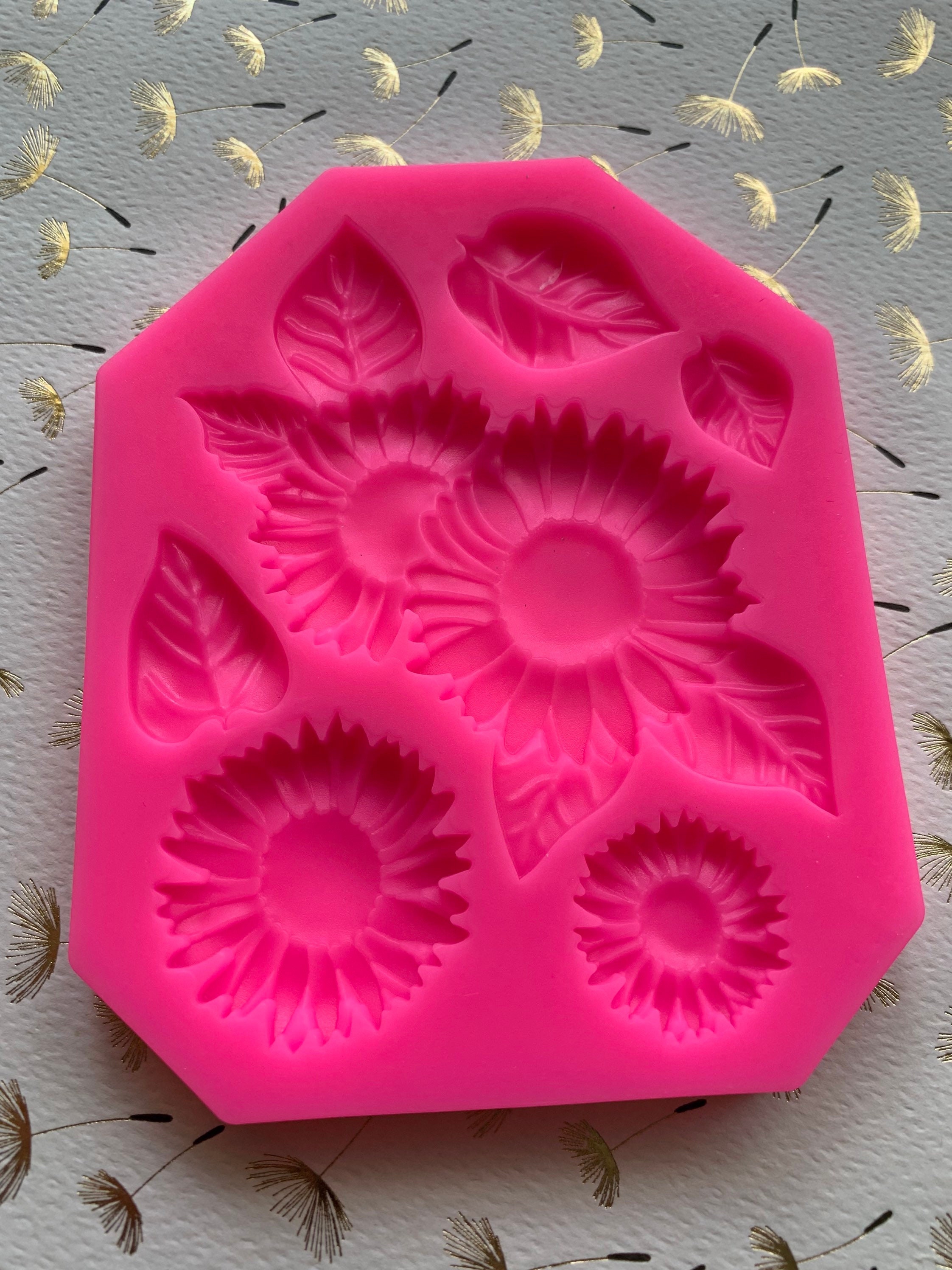 Sunflower Silicone Mold 3D Largest Sunflowers 3.75 Inches - Etsy