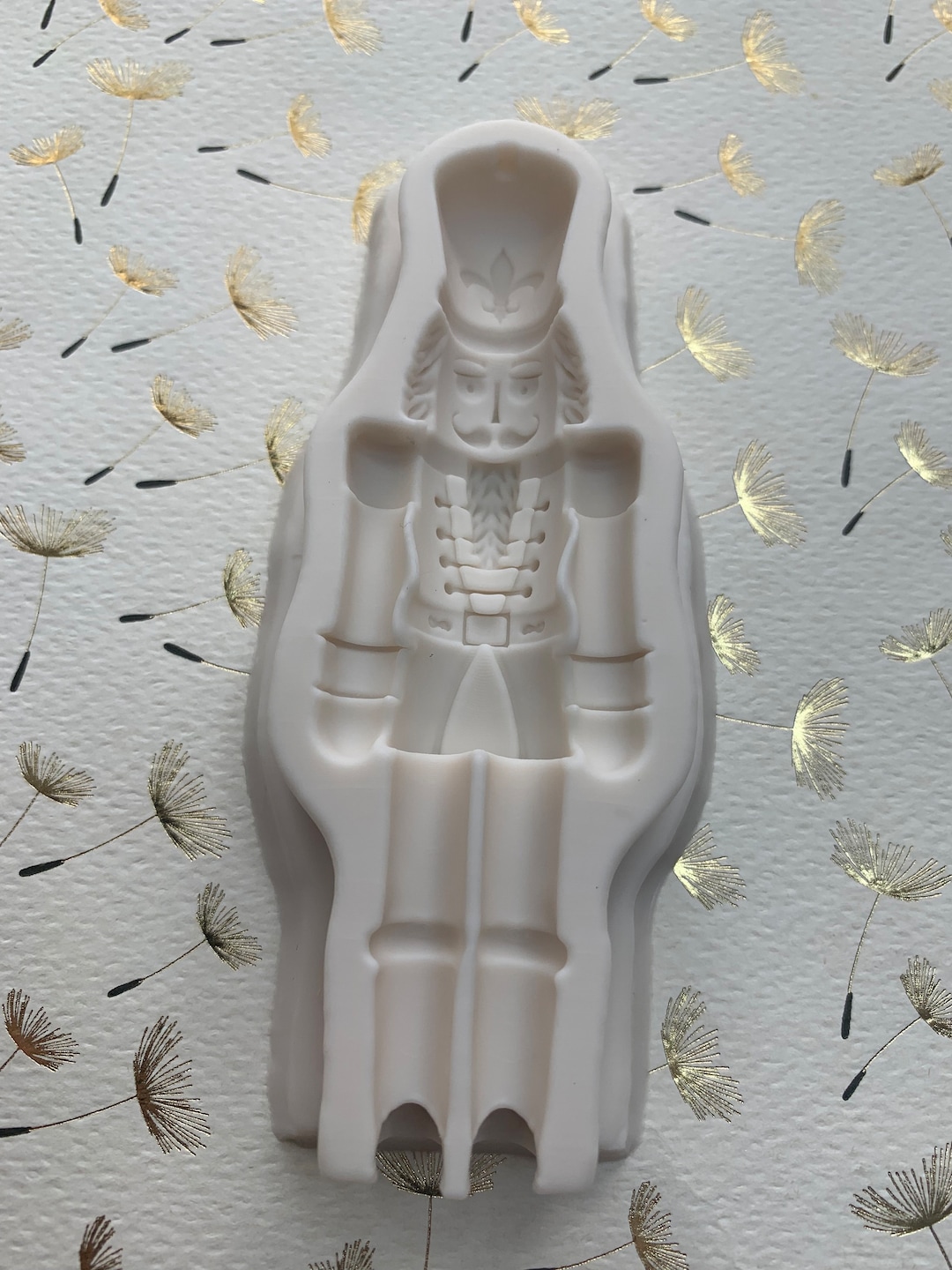 Nutcracker Silicone Mold 3D 4.1 Long 1.4 Wide .8” to 1.1”long .75 ...