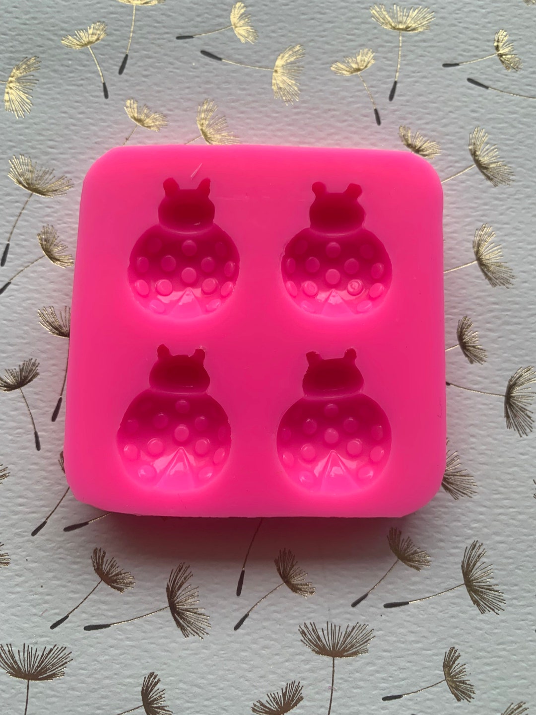 Lady Bug Silicone Mold 3D 4 Cavities 1” Long .75”wide .4”depth - Etsy