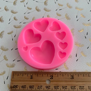 Hearts Silicone Mold - Etsy