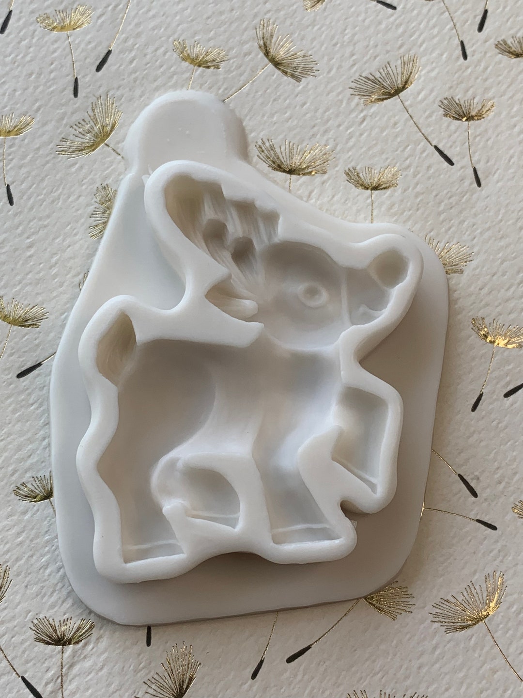 Rudolph Red Nose Reindeer Silicone Mold 3D 2.25” Tall 2”wide .4”depth ...
