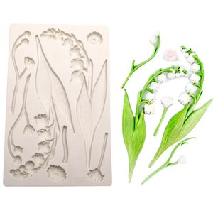 Lilly of the Valley Flower Silicone Mold 3D 6.5tall 3wide .4depth - Etsy