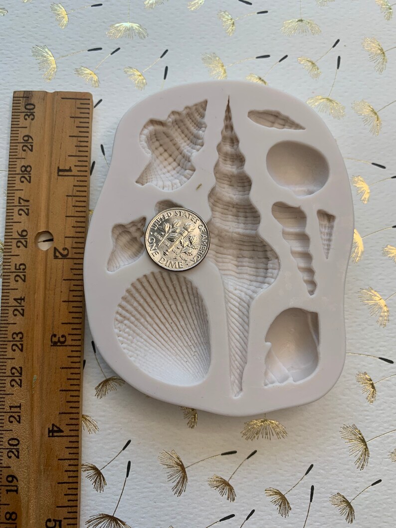 Sea Shells Silicone Mold 3D - Etsy