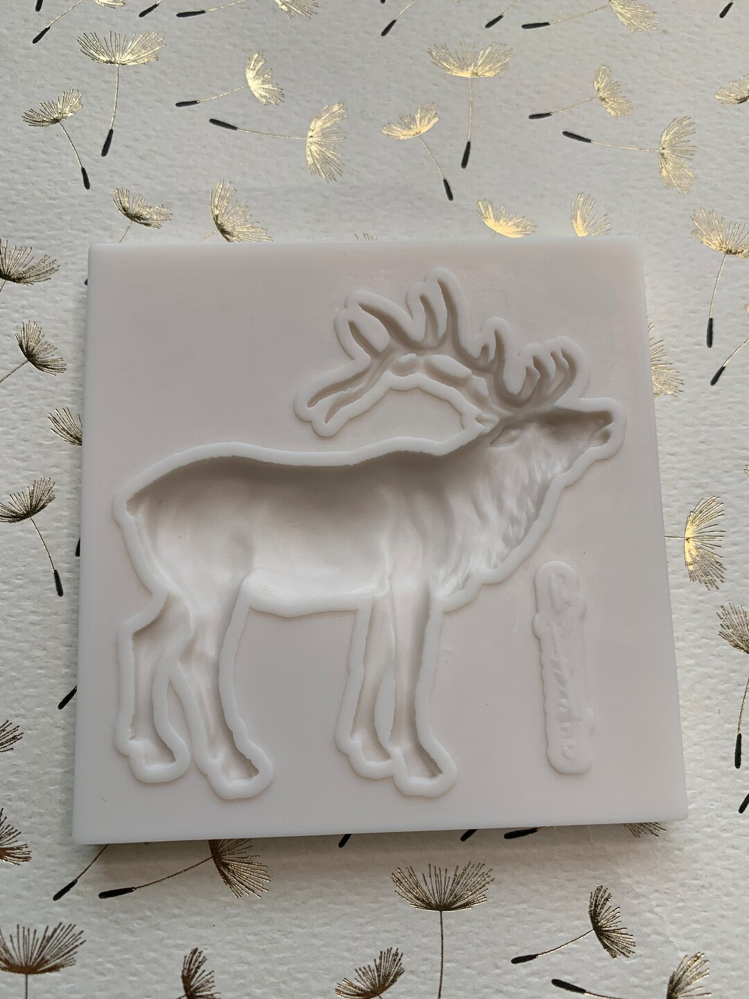 Reindeer Buck Silicone Mold 3D 2.75” Wide 2.7”tall .3”depth - Etsy