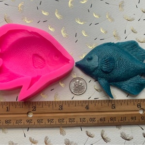 Tropical Reef Fish Silicone Mold 3D 2.5”long 3”wide .25” Depth - Etsy