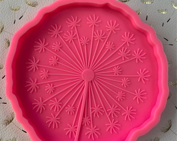 Rustic Dandelion Coasters Travertine Stone Coasters Coaster - Etsy