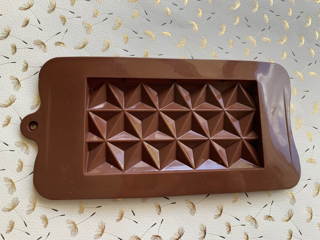 Dubai Chocolate Bar Geometric Chocolate Bar Silicone Mold Full Size ...