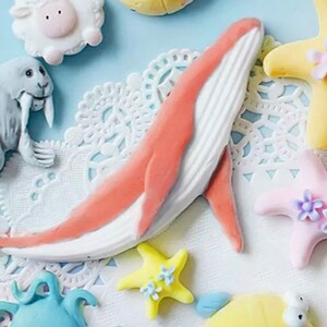 Whales and Waves Silicone Mold 3D 4”whale 3.5”whale - Etsy
