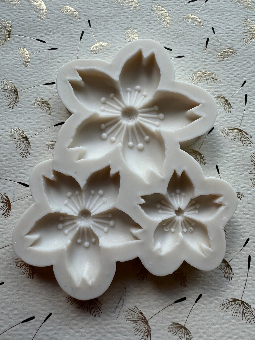 Sakura Cherry Blossoms Silicone Mold 3D Large Sakura 2” Inches Medium ...