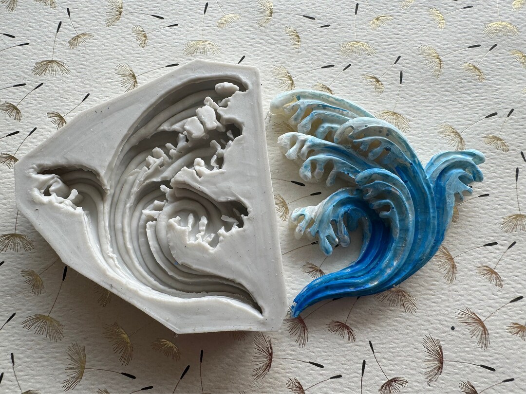 Ocean Waves Silicone Mold 3”tall 3”wide .5”deep - Etsy